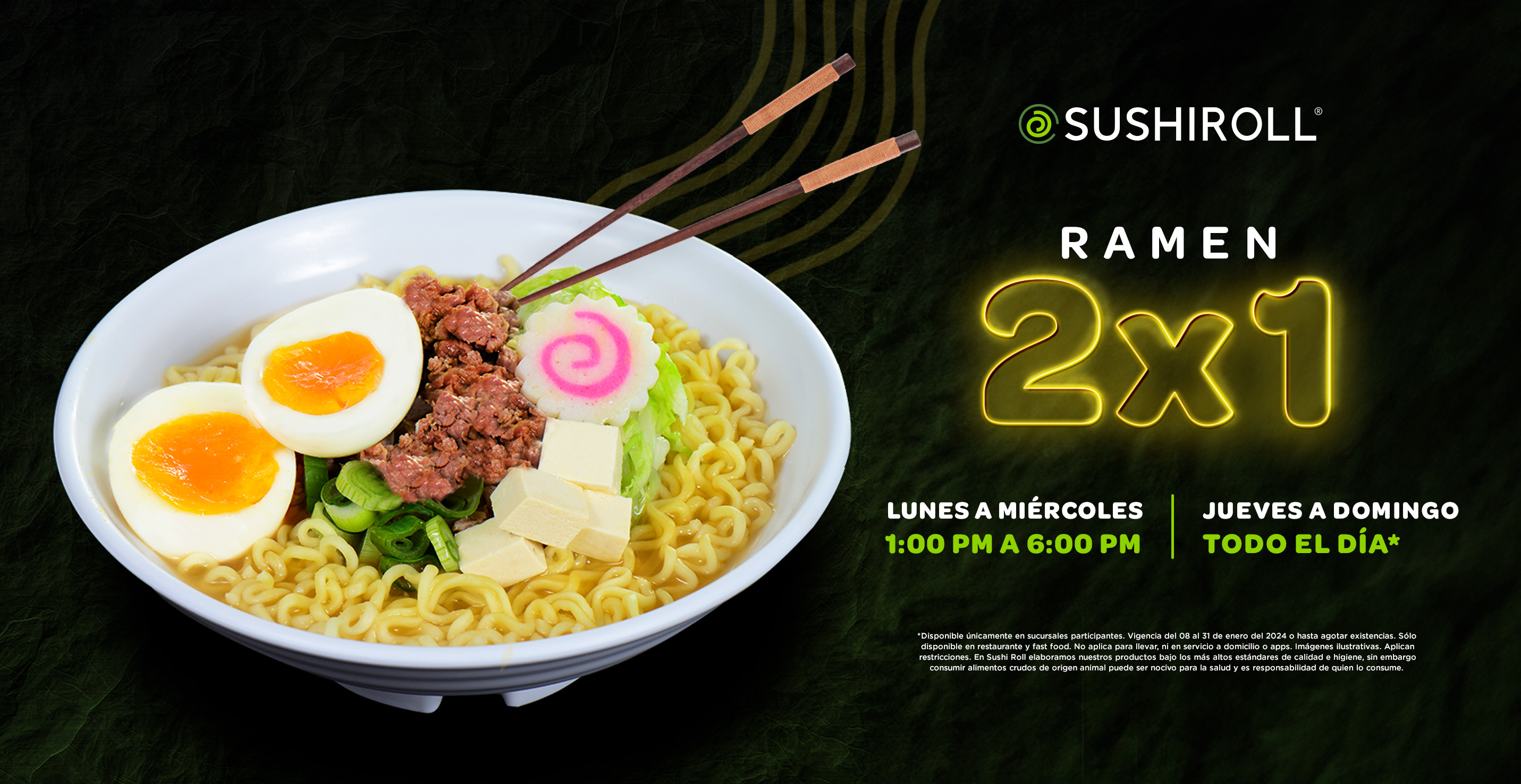 Conoce nuestras promociones - Sushi Roll